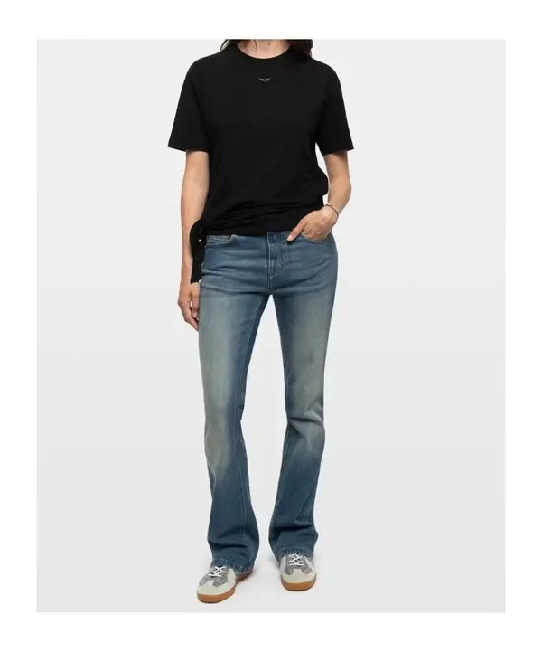 Zadig&Voltaire Short Sleeve Asymmetrical T-shirt
