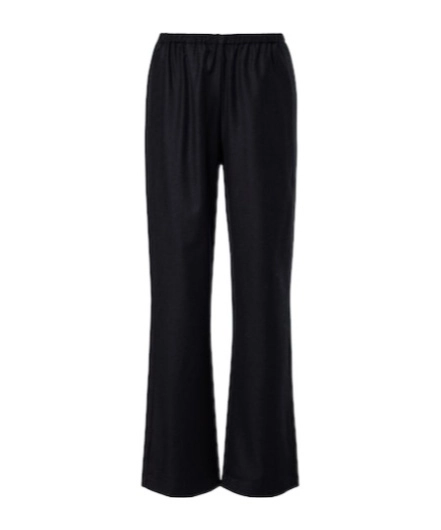 RÓHE Virgin Wool Wide-leg Pants - Black