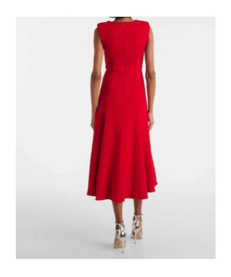 Roland Mouret Wool Crêpe Midi Dress