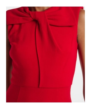 Roland Mouret Wool Crêpe Midi Dress