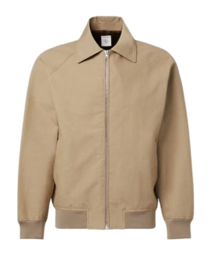 Calvin Klein Ringo Cotton Blouson Jacket - Nude