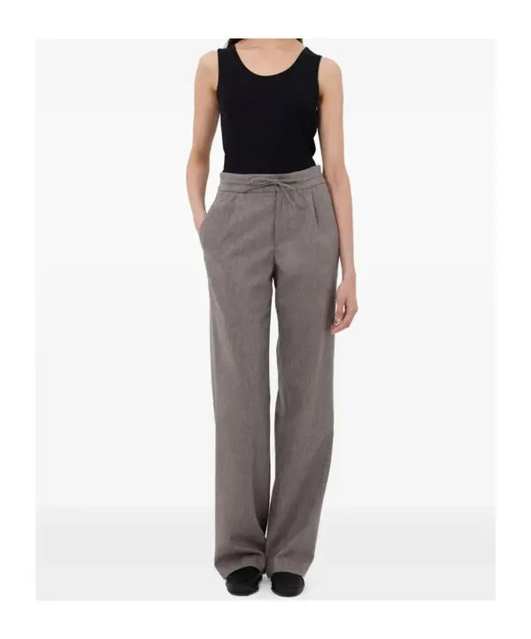 LOULOU STUDIO Lace-up Casual Pants