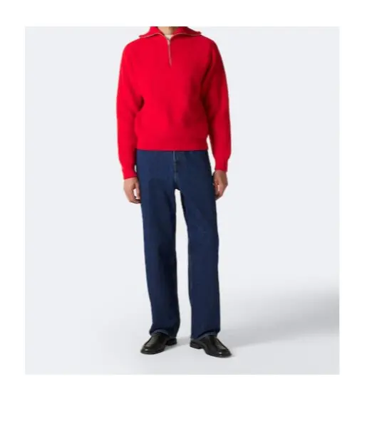 JIL SANDER Wool Half-zip Sweater