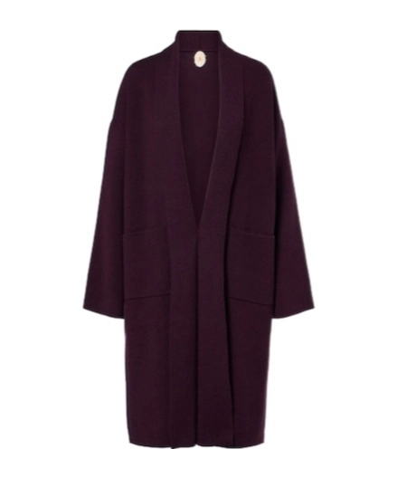 Jardin Des Orangers Wool And Cashmere Coat - Black