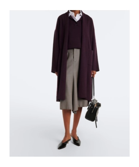 Jardin Des Orangers Wool And Cashmere Coat - Black