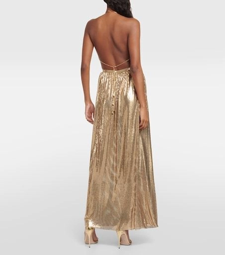 Rabanne Embellished Halterneck Top