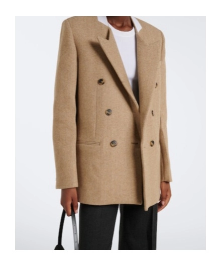 Victoria Beckham Double-breasted Wool-blend Blazer