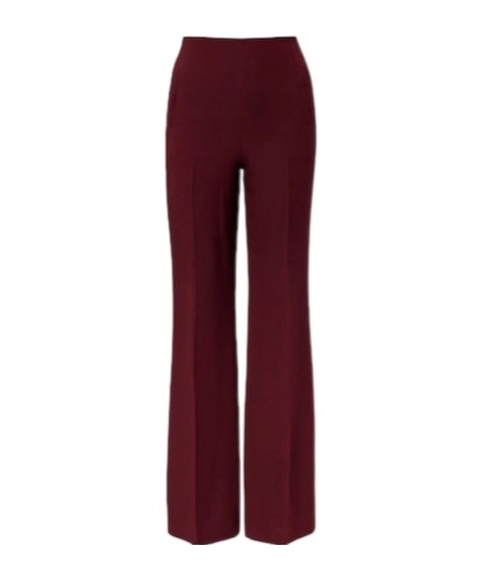 Roland Mouret Wool And Silk Wide-leg Trousers