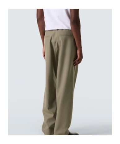Calvin Klein Benjamin Wool Straight Pants