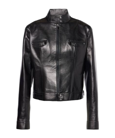 Magda Butrym Leather Biker Jacket