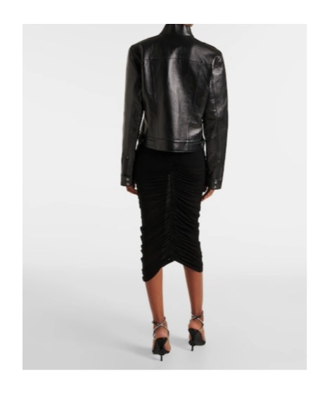 Magda Butrym Leather Biker Jacket
