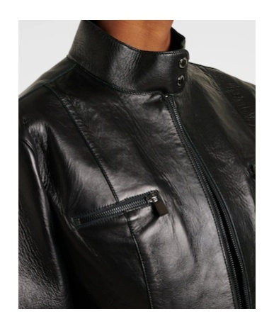 Magda Butrym Leather Biker Jacket