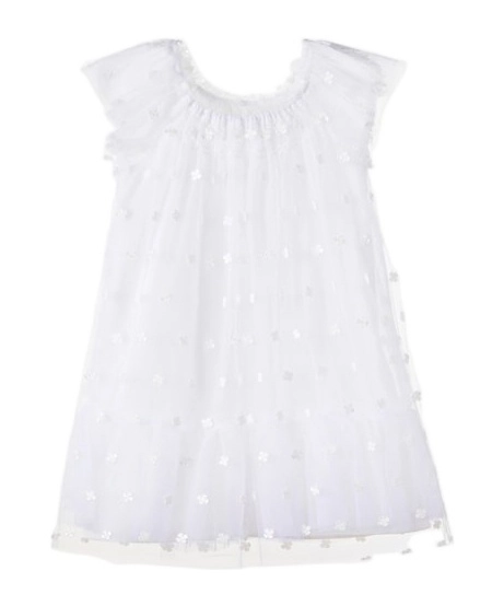 Bonpoint Lisabeth Embroidered Tulle Dress