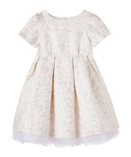 Bonpoint Lilibet Floral Cotton-blend Dress - White