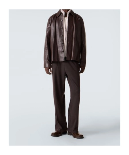 Our Legacy Welding Leather Overshirt
