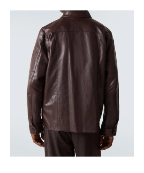 Our Legacy Welding Leather Overshirt