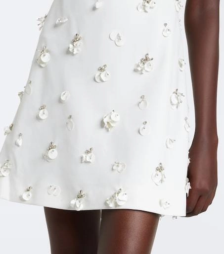 Simkhai Ziva Embellished Crepe Mini Dress