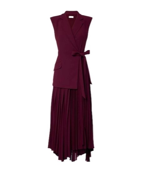 Simkhai Helena Crepe Midi Dress