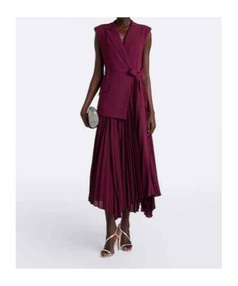 Simkhai Helena Crepe Midi Dress
