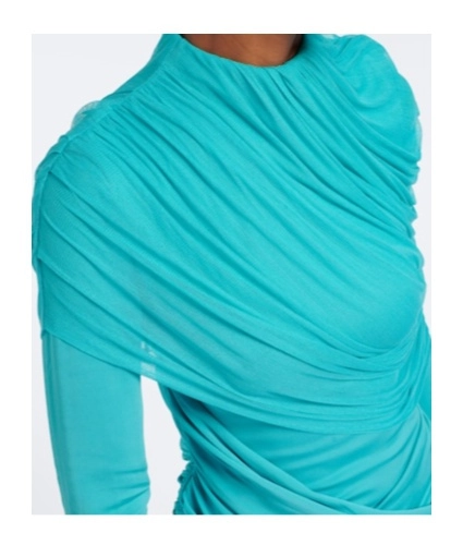 Christopher Esber Veil Draped Caped Midi Dress