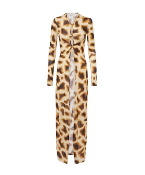 Christopher Esber Printed Jersey Top - Nude
