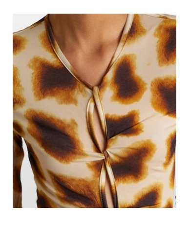Christopher Esber Printed Jersey Top