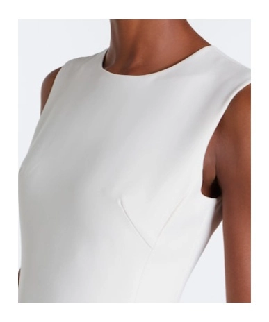 LEO Lin Floral Appliqué Midi Dress