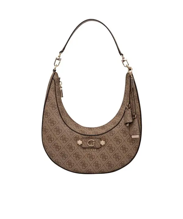 Guess Lindsey Hobo Bag - Brown