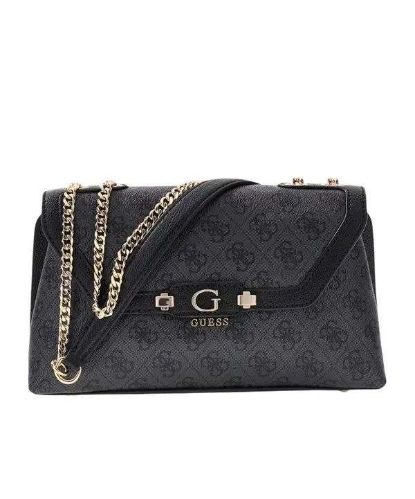 Guess Lindsey Crossbody Bag - Dark Gray