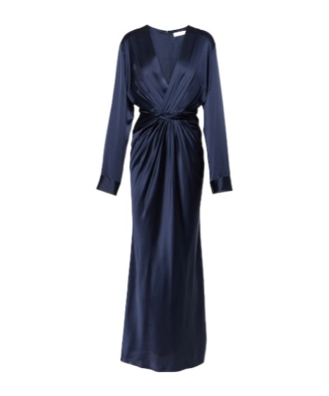 Christopher Esber Triquetra Twist Silk Maxi Dress - Black