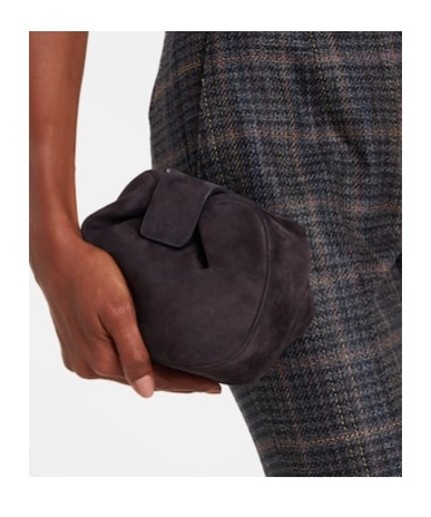 Gabriela Hearst Demi Suede Clutch