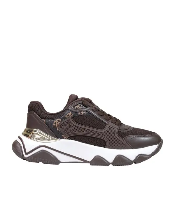 Guess Mazzy Logo Running Shoes - Coffe