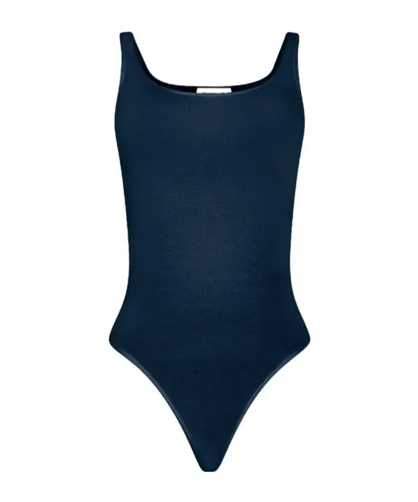 Wolford Scoop-neck Sleeveless Body - Navy