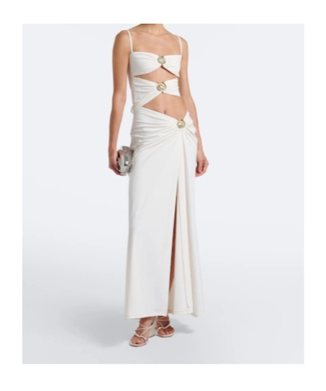 Christopher Esber Molten Wedge Thong Sandals
