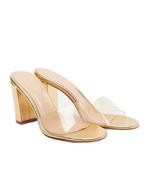 GIANVITO ROSSI 85 Pvc Mules