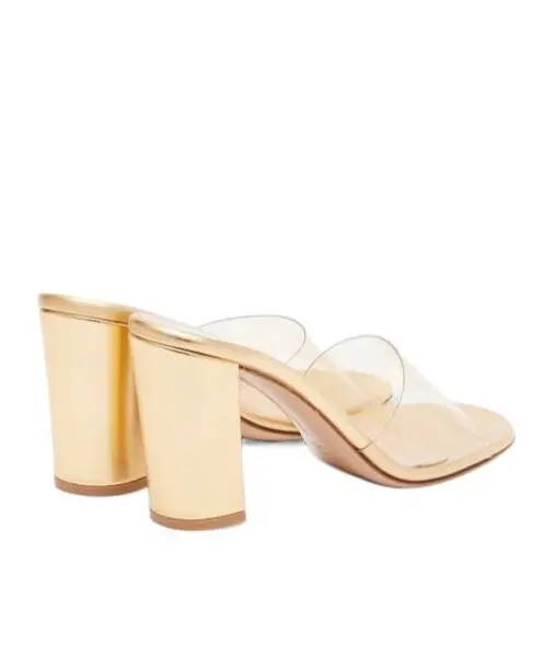 GIANVITO ROSSI 85 Pvc Mules