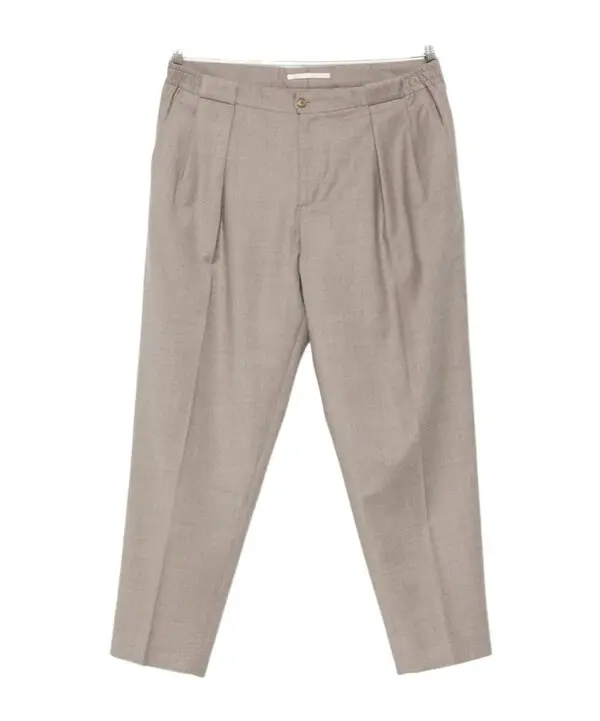 BRIGLIA 1949 Button-detail Casual Trousers - Nude