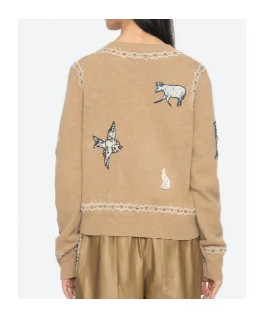Sea Winslow Animal-patch Cardigan