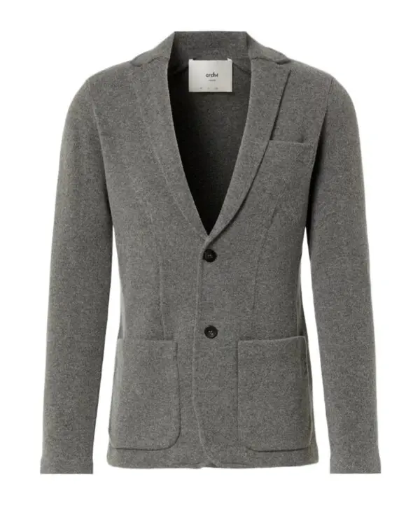 Arch4 Mr Poole Wool And Cashmere Cardigan - Gray