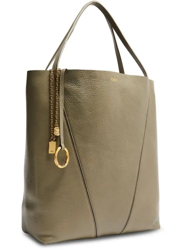 Chloé Spin Grain Leather Tote Bag