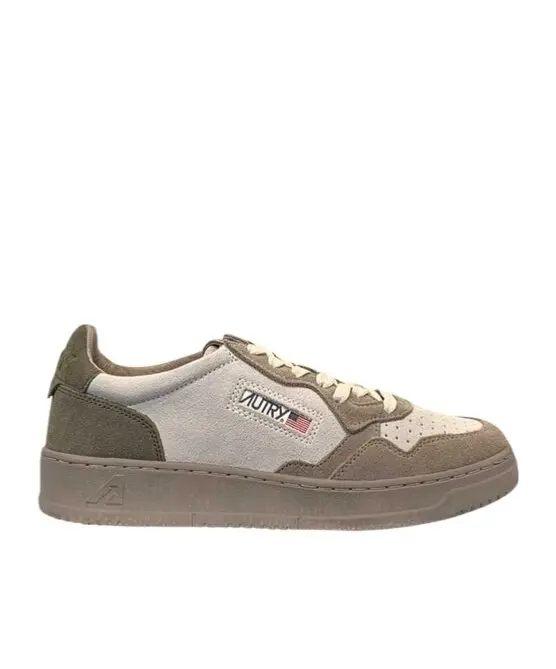 AUTRY Medalist Logo Patch Low-top Sneakers - Gray