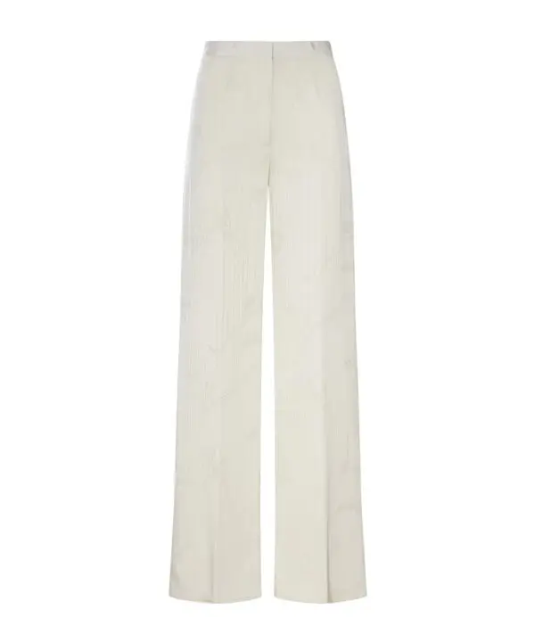 FORTE_FORTE The Lotus Fluid Jacquard High Waist Pants