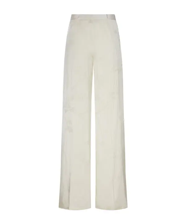 FORTE_FORTE The Lotus Fluid Jacquard High Waist Pants