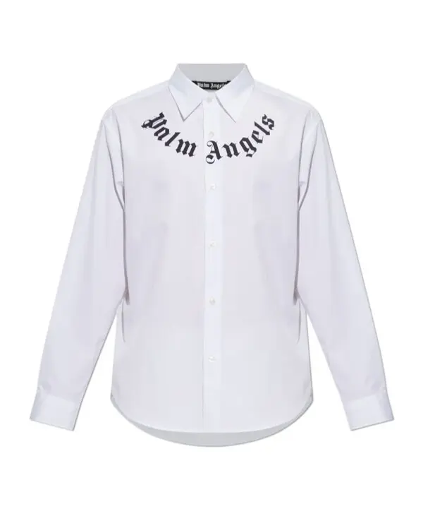 Palm Angels Long-sleeved Shirt - White