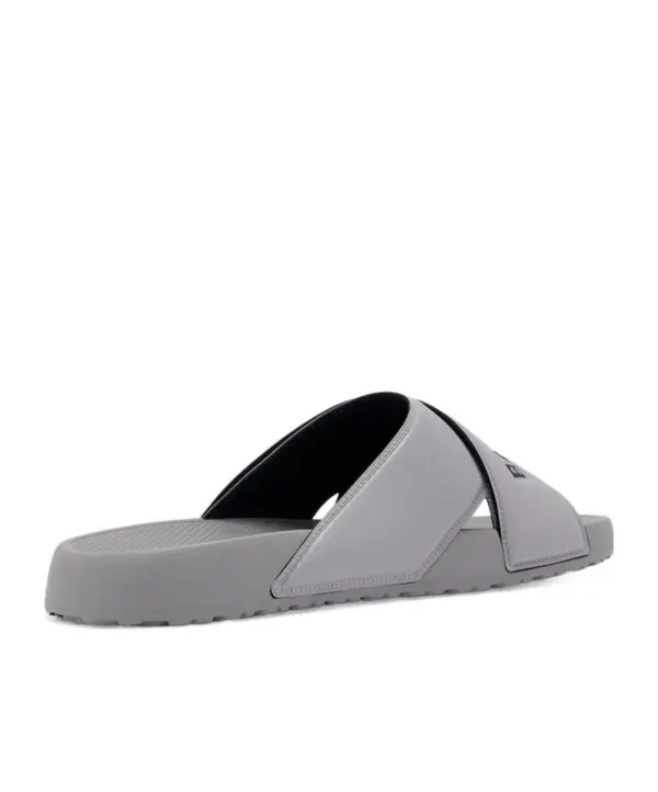 Balenciaga Logo-embossed Crossover-strap Slippers