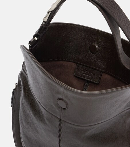 LEMAIRE Quiver Clip Medium Leather Shoulder Bag