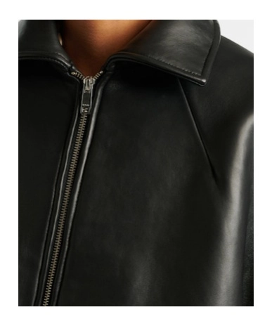 ROTATE BY BIRGER CHRISTENSEN Bonded Leather Blouson Jacket