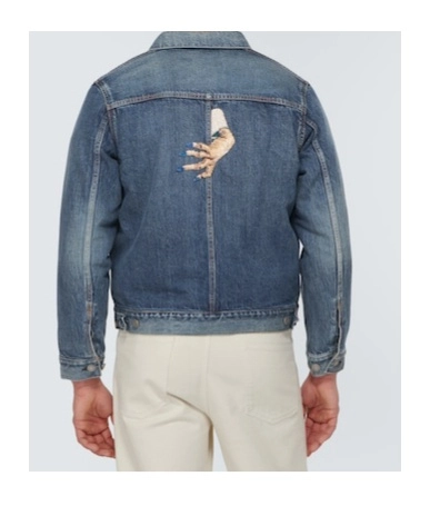 Undercover Beaded Denim Jacket