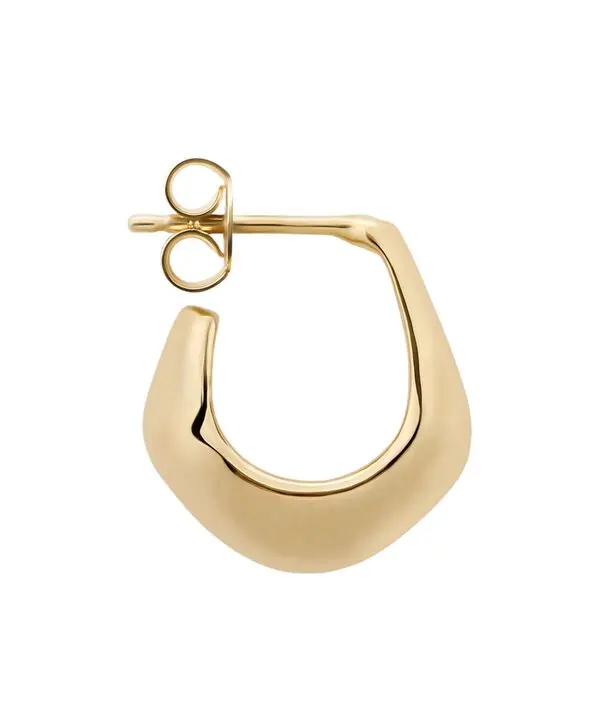 LEMAIRE Geometric Hoop Earring - Yellow