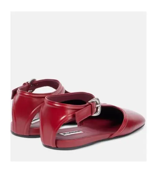 JIL SANDER Leather Flats